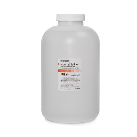 Normal Saline Irrigation Solution - OTC McKesson 0.9% Sodium Chloride ...