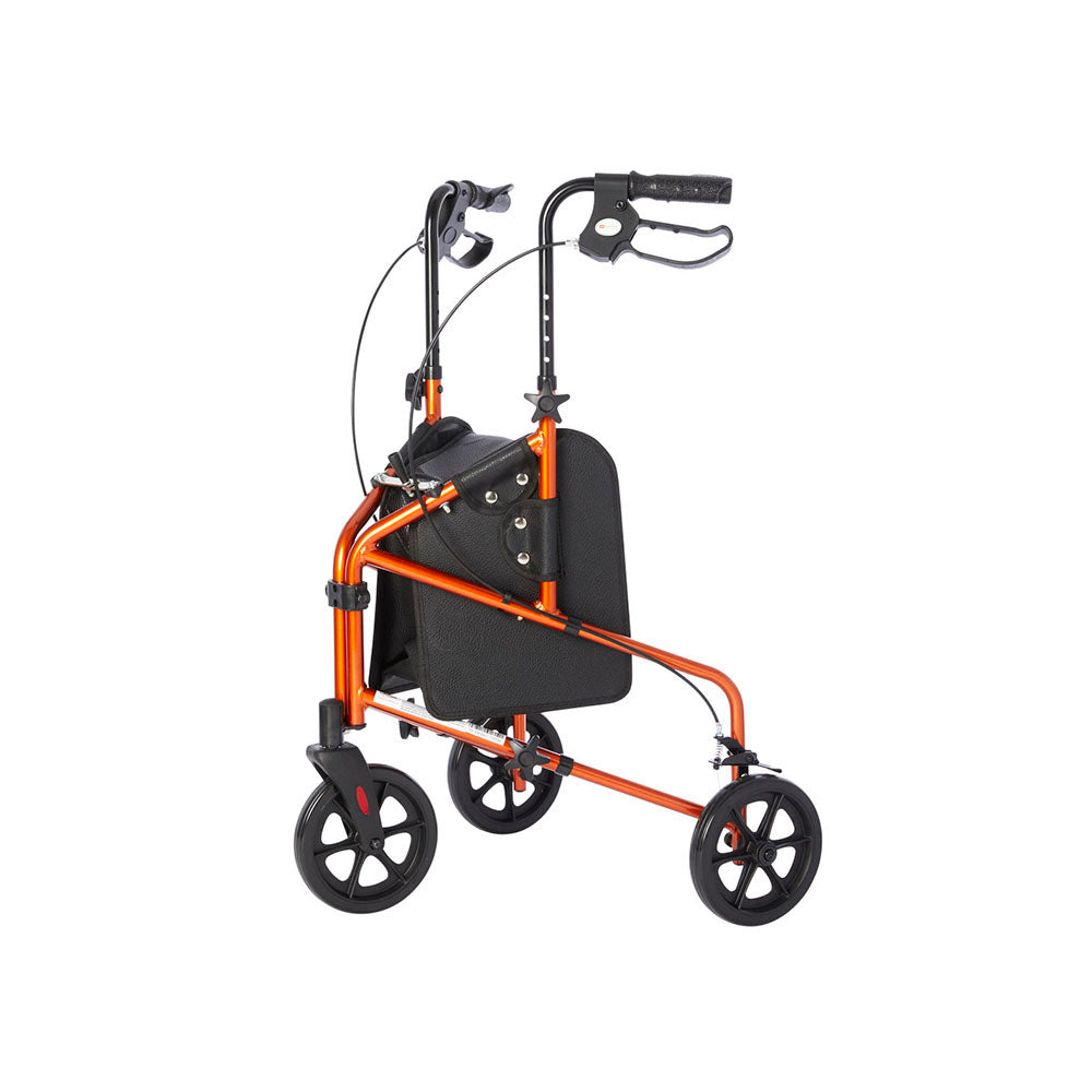 RHYTHM RALLY LITE ALUMINUM 3 WHEEL ROLLATOR WITH TOTE – State Medical ...