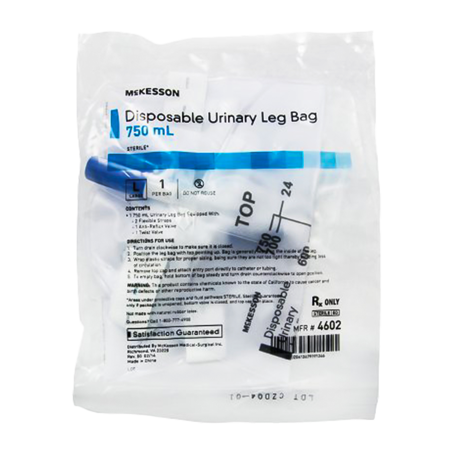 Mckesson Disposable Urinary Leg Bag 750ML – State Medical Equipment